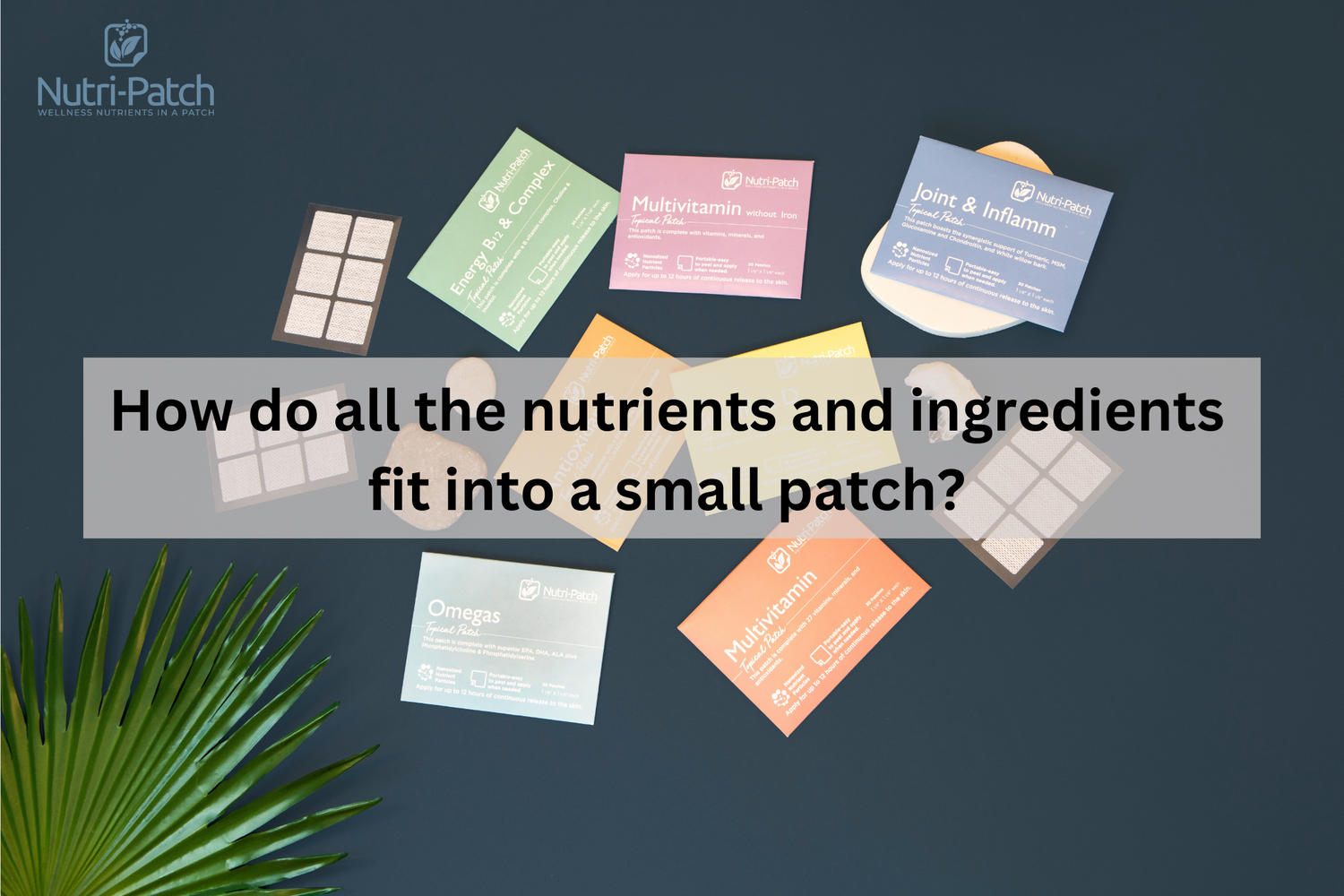 How do all the nutrients and ingredients fit into a small patch?