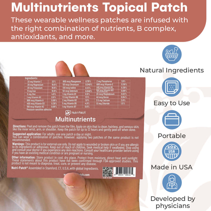 #1 Selling Vitamin Patches | Nutri-Patch®